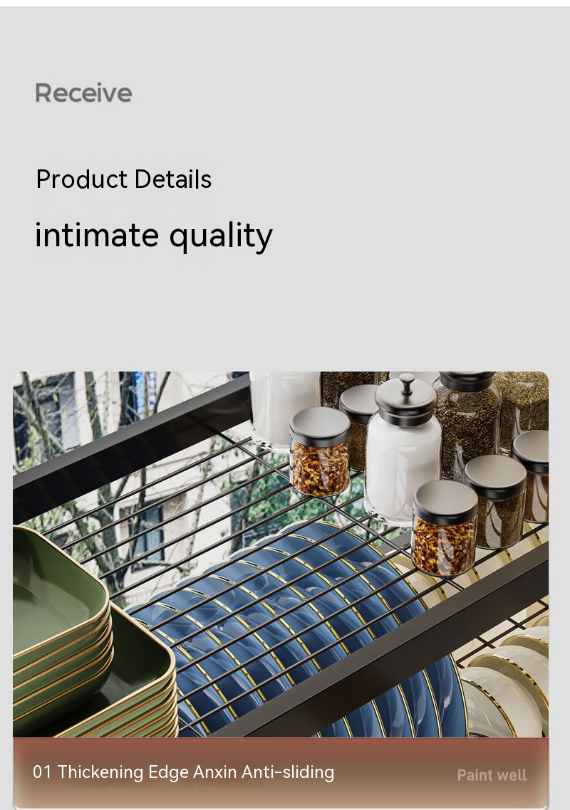 Sustainable Dish Drainer Rack - Efficient Kitchen Storage