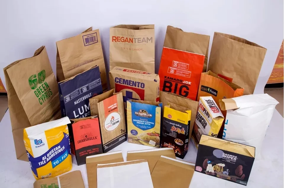 Multiwall Kraft Paper Bags Pinch Bottom Bag Sacks Pbom Paper Bag For ...