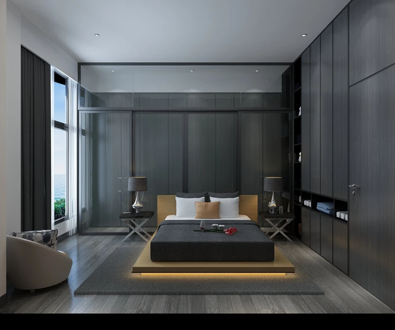 Mdf Material Customized Color Modern Bedroom Wardrobe Cloth Closet ...