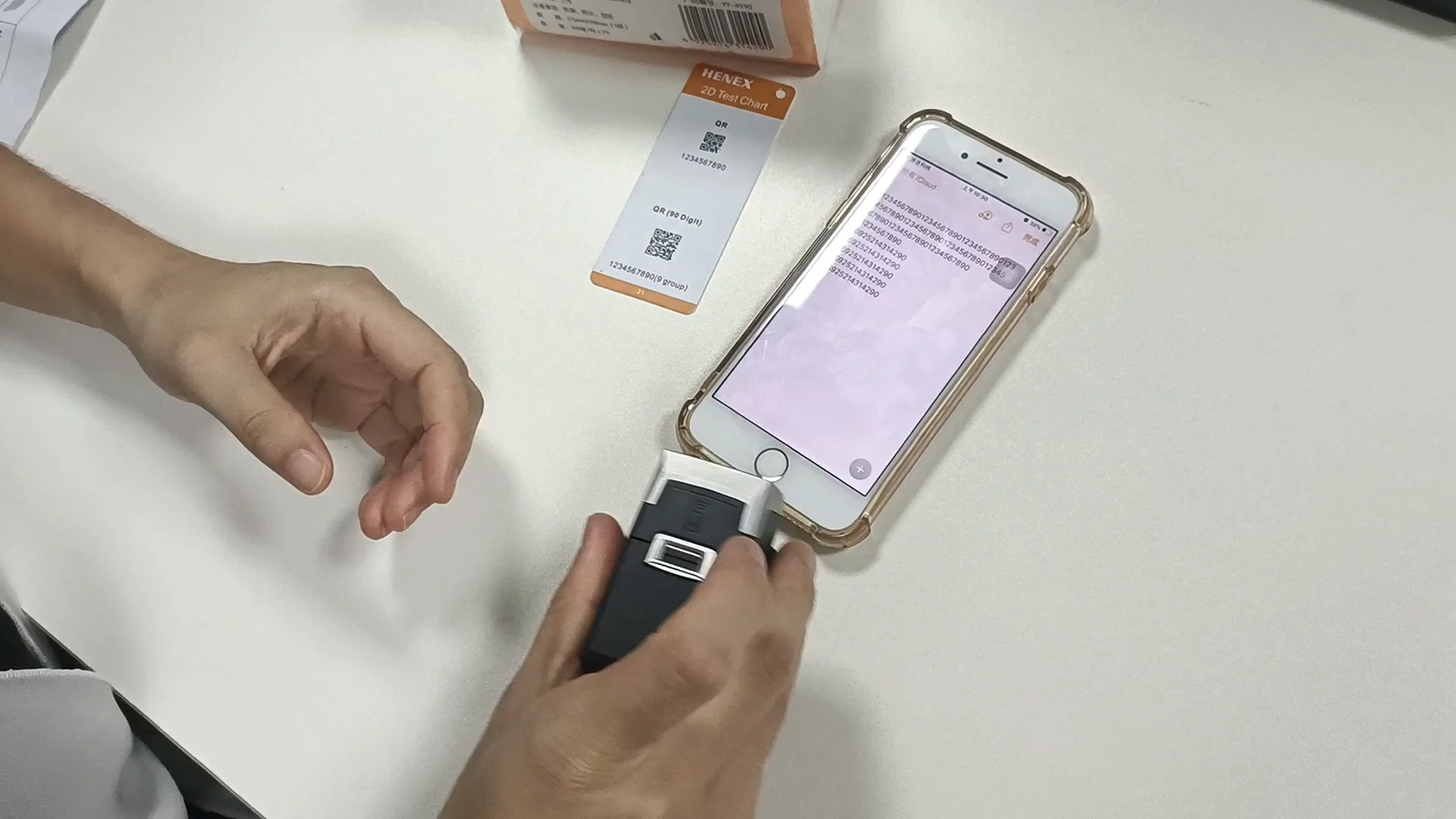 Portable Ring Finger Barcode Wireless Blue-tooth 1d 2d Qr Code Mini Bar ...