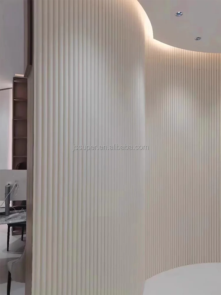 Solid Wooden Slat Rotating Grille Wall Panel - Durable & Stylish