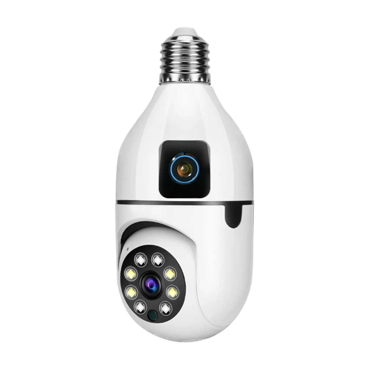 360 smart home E27 Dual Lens Bulb Camera WiFi 1080P 360 degree ...