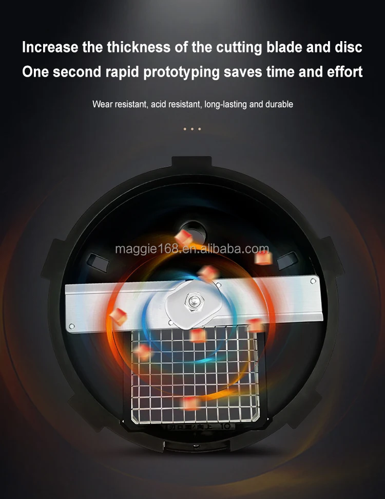 10MM High Uniform Grid Blade Size Optional Vegetable Slicer