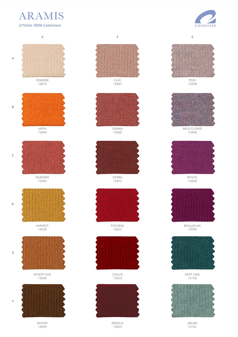 Consinee Italian Equipment - 100% Cashmere Yarn for Knitting