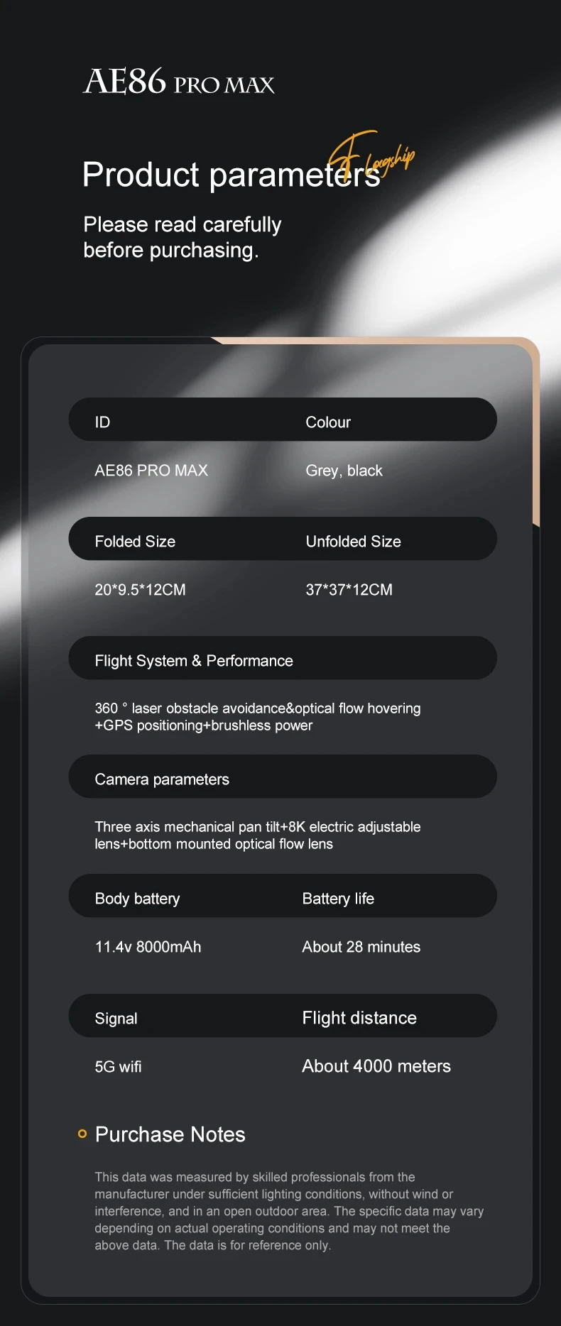 AE86 PRO MAX - 4K RC Helicopter Drone with 3-Axis Gimbal