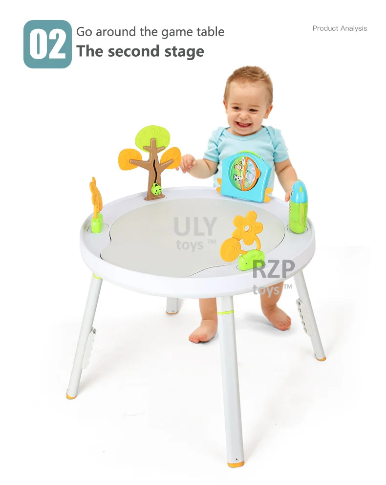 360 Degrees Rotating Multifunctional 3 in 1 Baby Jumper Music Pedal ...