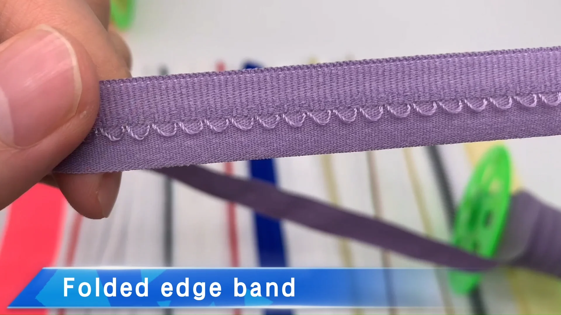 Folded Webbing Lace Trimmed Elastic Band Folded Lace Trim Underwear ...