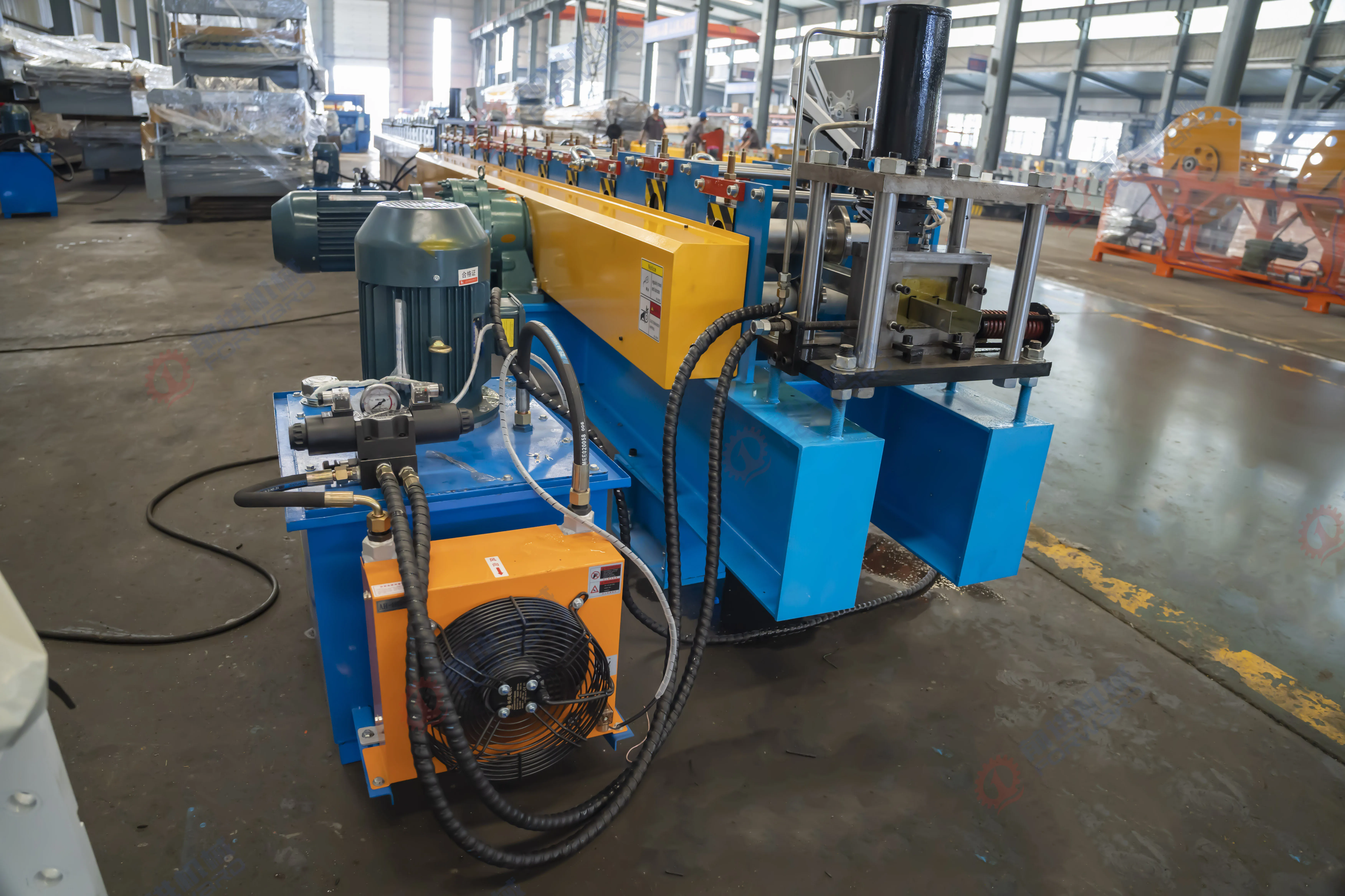 Forward Standard Size Of C Purlin Making Sheet Roll Forming Metal Stud ...