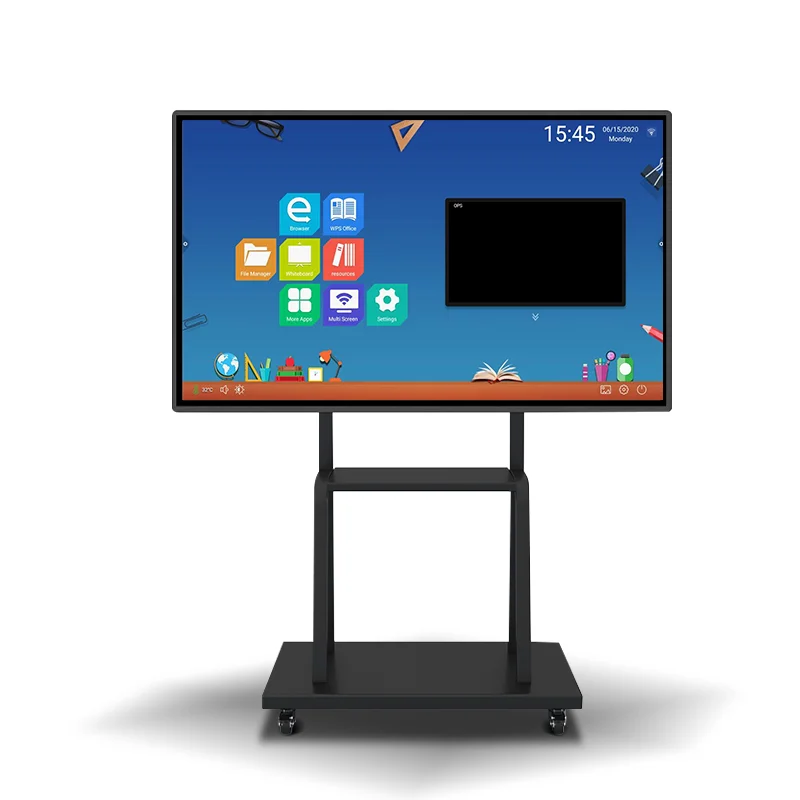75 Inch Win / Android Smart All-in-one Pc Machine Interactive Touch ...