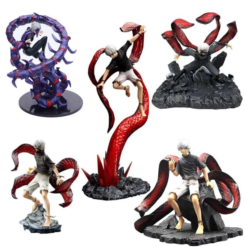 7 Styles Anime Tokyo Ghoul Figure Kaneki Touka Kirishima PVC Figures ...