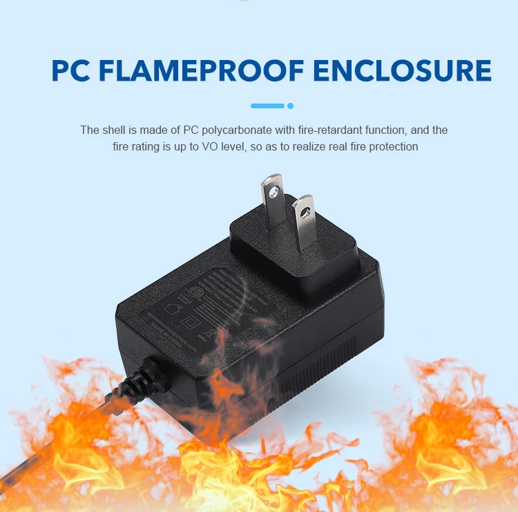 Universal 12V 1A Power Adapter - ETL Certified for LED CCTV