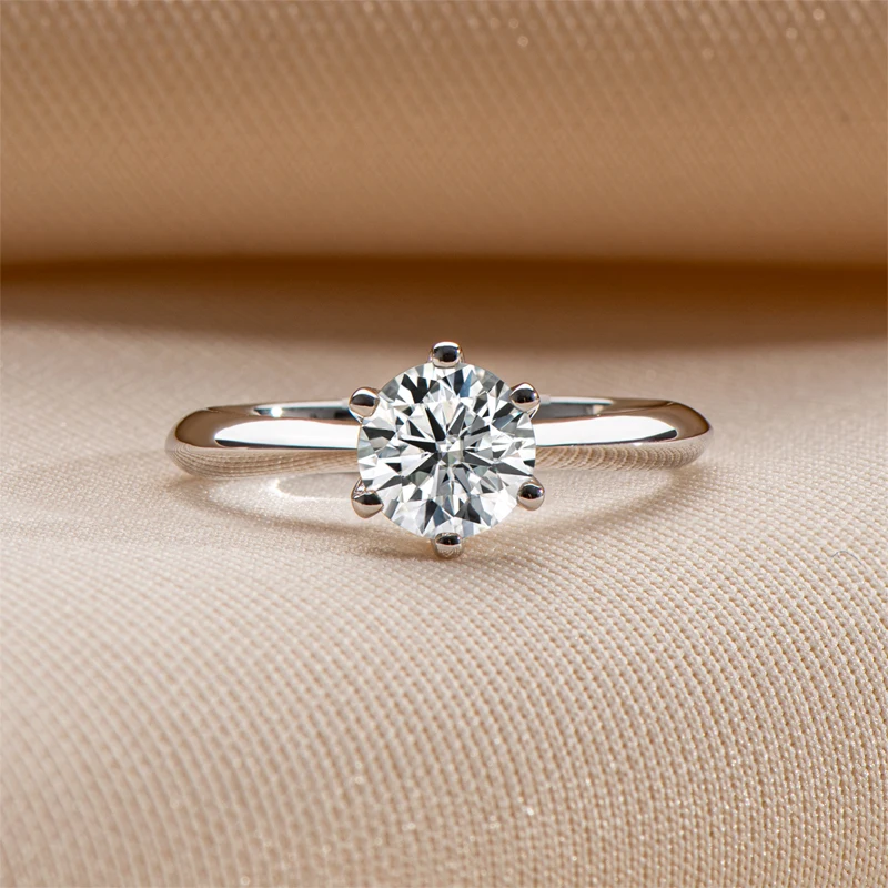 Custom Moissanite Rings - Durable & Stylish Engagement