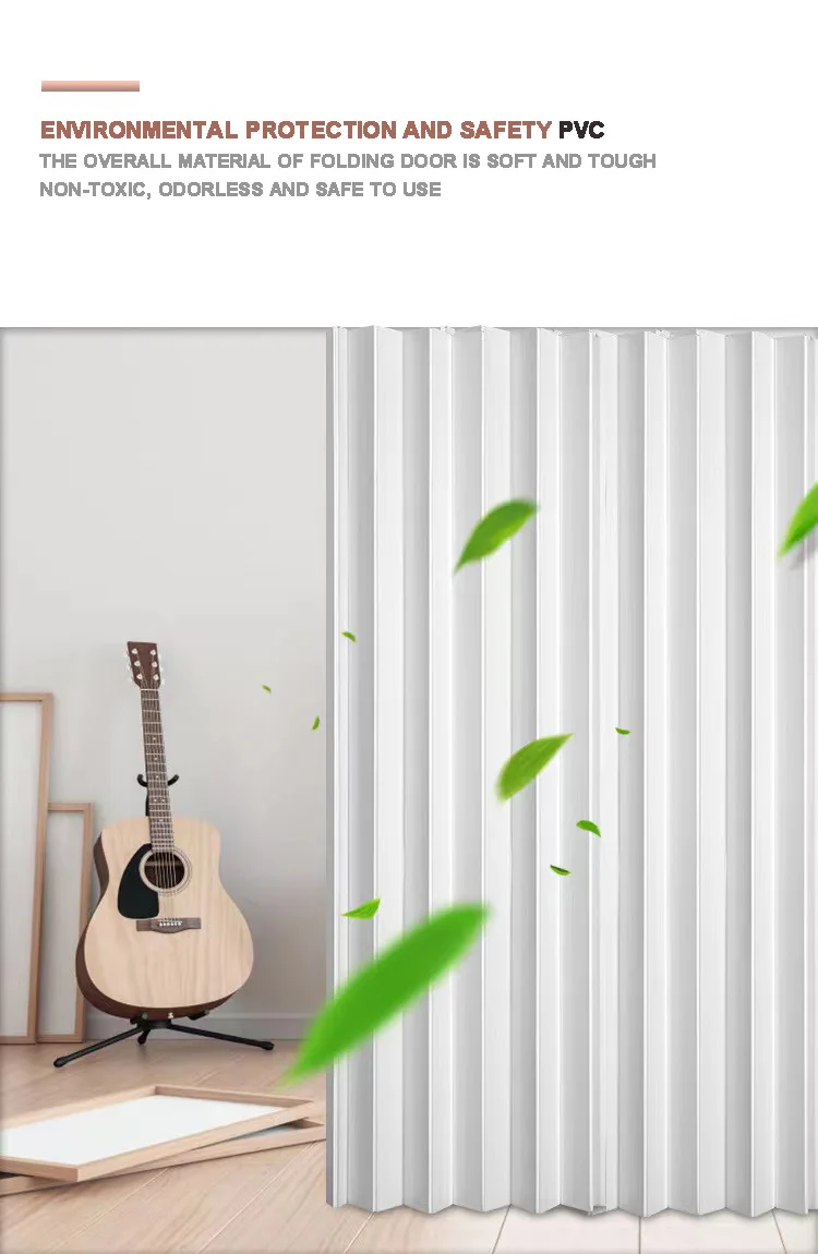 Pvc Accordion Partition Wall Doors Toilet Interior Folding Sliding Pvc ...