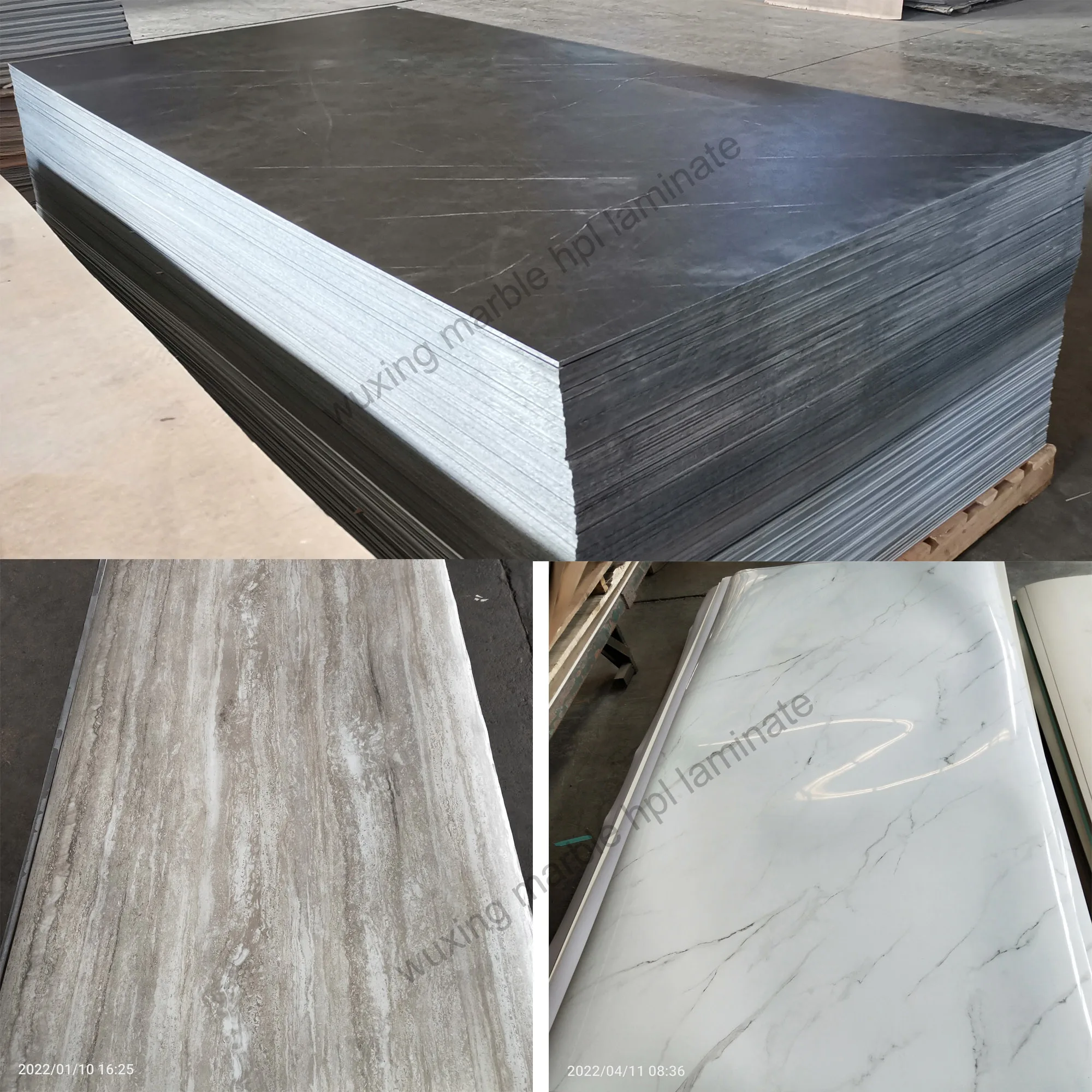 LESIFU 8806 High Gloss Phenolic Bending Kitchen Counter Top HPL Marble ...