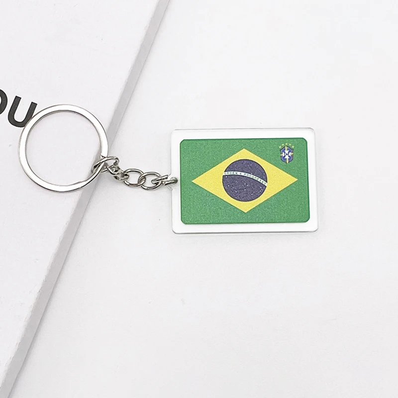 World Cup Keychain Argentina Brazil Germany France National Flag Team ...