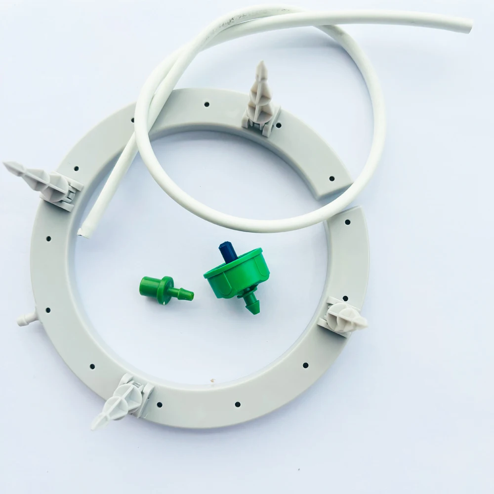 Hydroponic System 5 Inch Foldable ABS Plastic Irrigation Drip Ring 3 ...