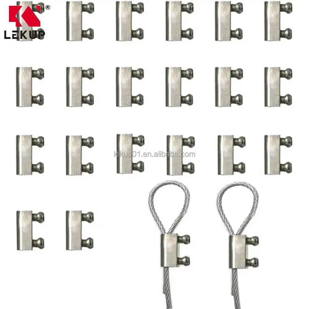 Wire Rope Fitting New Upgrade Steel Wire Rope Cable Clamp Stainless ...