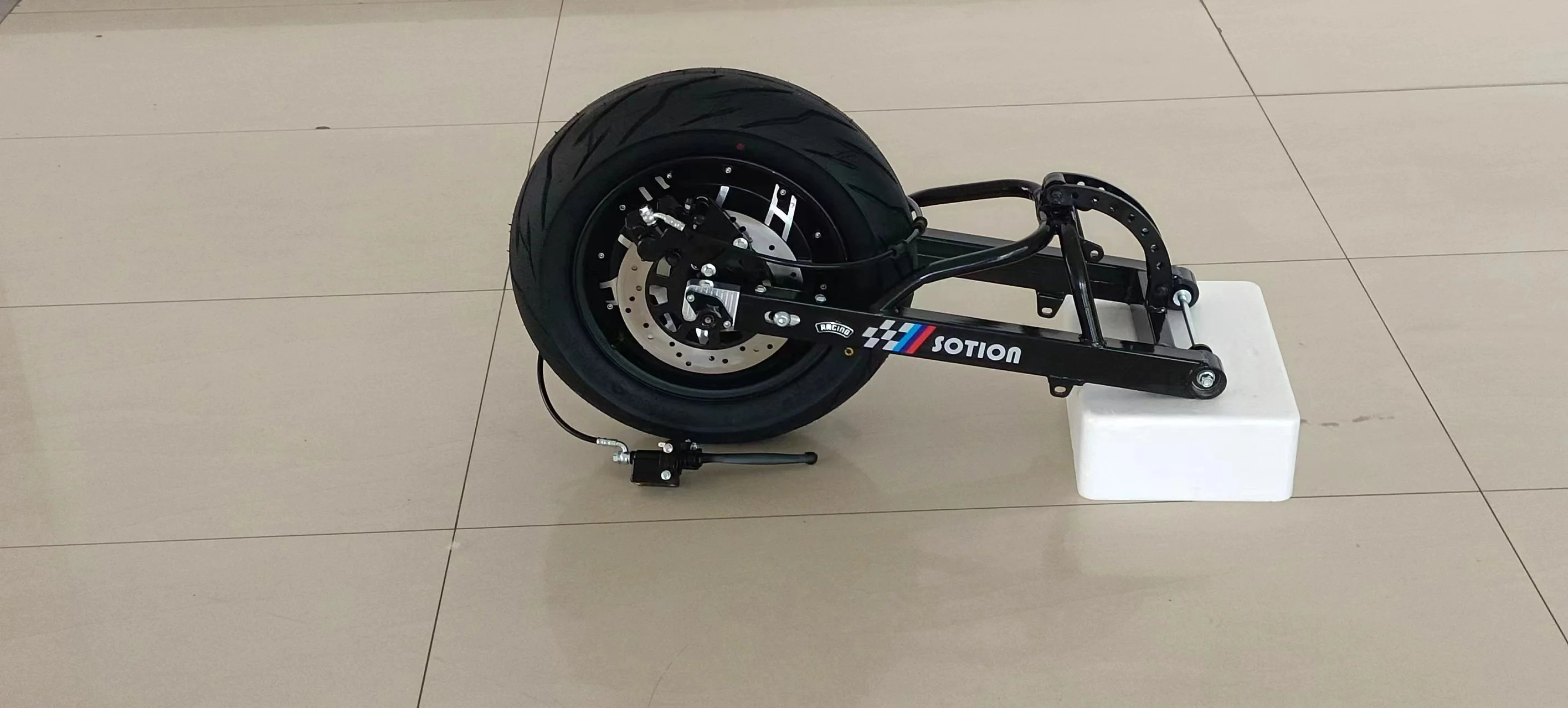SOTION Super Cool New Hub Motor 10 Kw 72V Wheel 12inch Swingarm