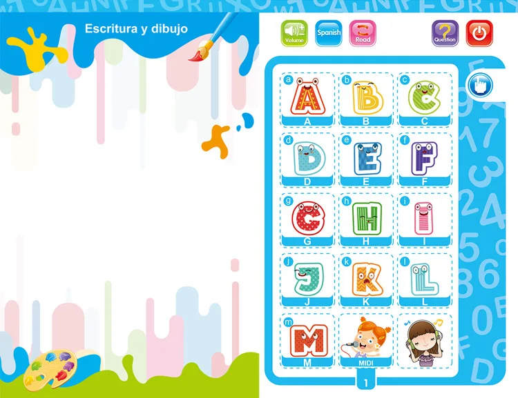 Samtoy Educational Electronic Learning Toys - Spanish & English