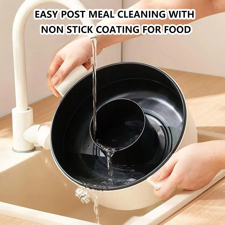 European Standard Plug Electric Deep Cooker With Glass Cover Kitchen ...