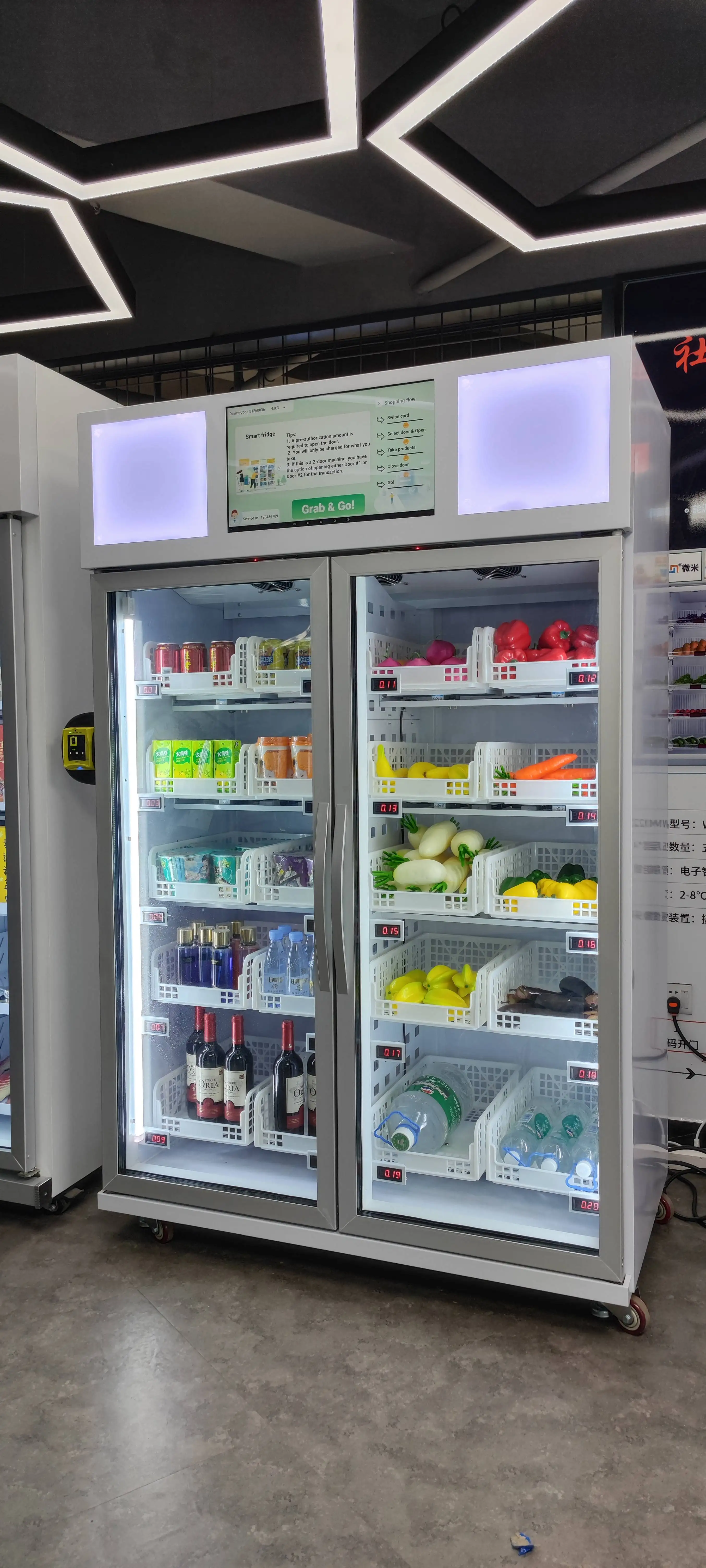 Smart Fridge Vending Machines for Fresh Fruit & Vegetables