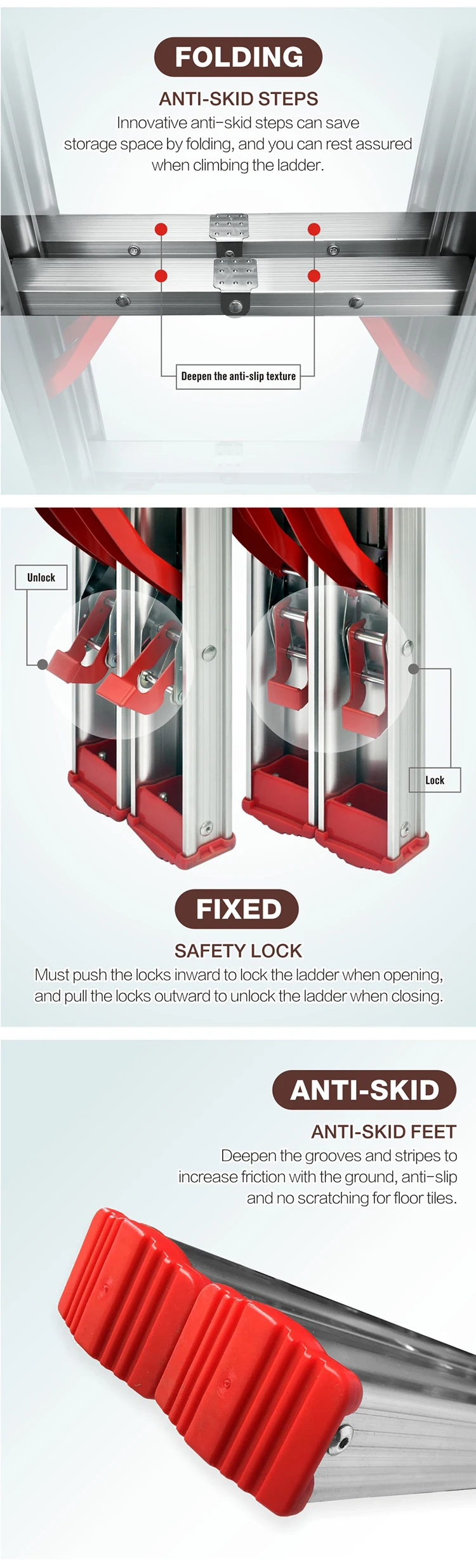 MIDAS Folding Ladders - Portable, Multi-Purpose Solutions