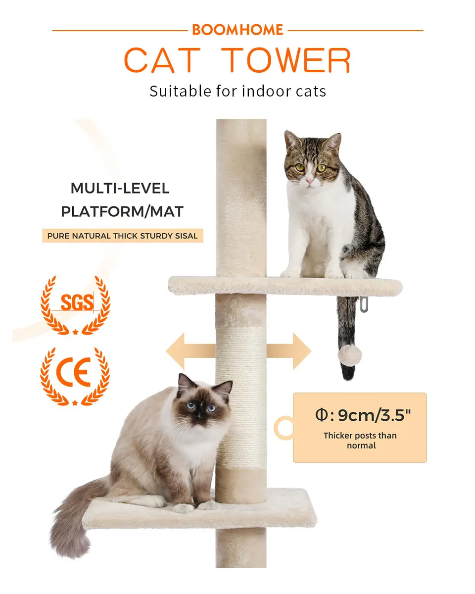 Factory Customized Sisal Cat Claw Pillar All-season Luxury Sky Pillar ...