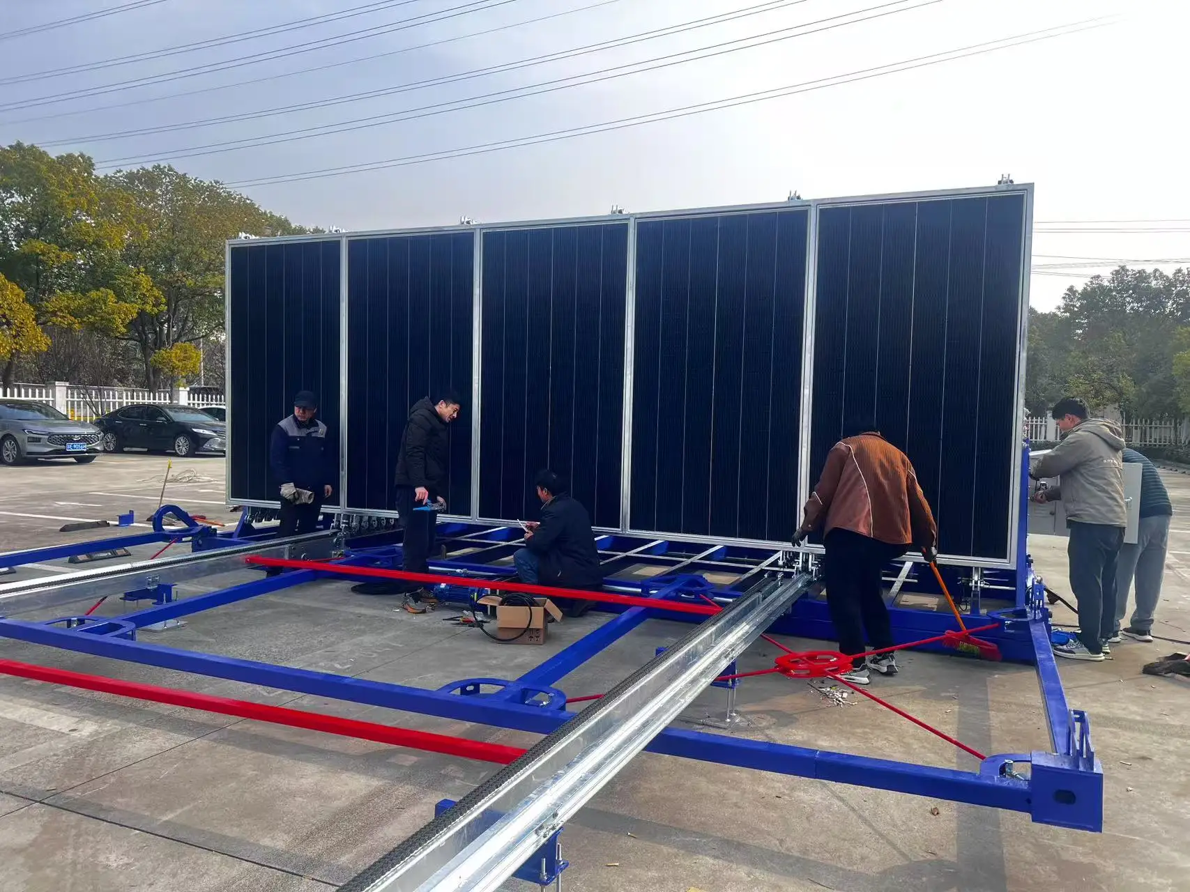 Automatic Unfolding Portable Power Stations Mobile on Grid off Grid ...