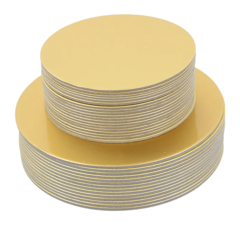 Golden Round Cake Board - Perfect for Cake Decorating