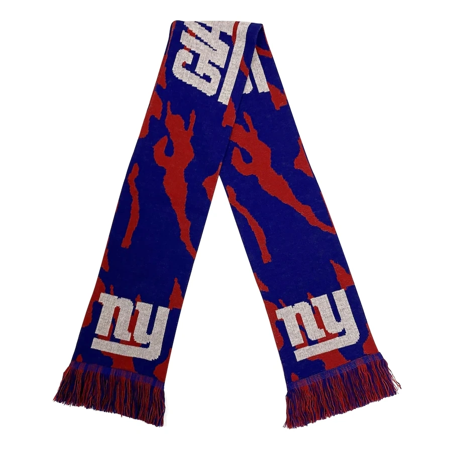 Wholesale Custom Logo Team Sports Club Scarf Jacquard Knitted Double ...