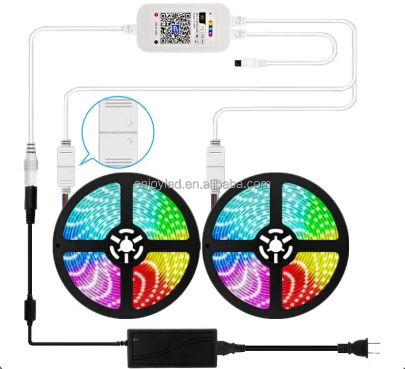 Smart Led Strip 12v/24v Led Strip Lights Color Changing Smart Wifi Led ...