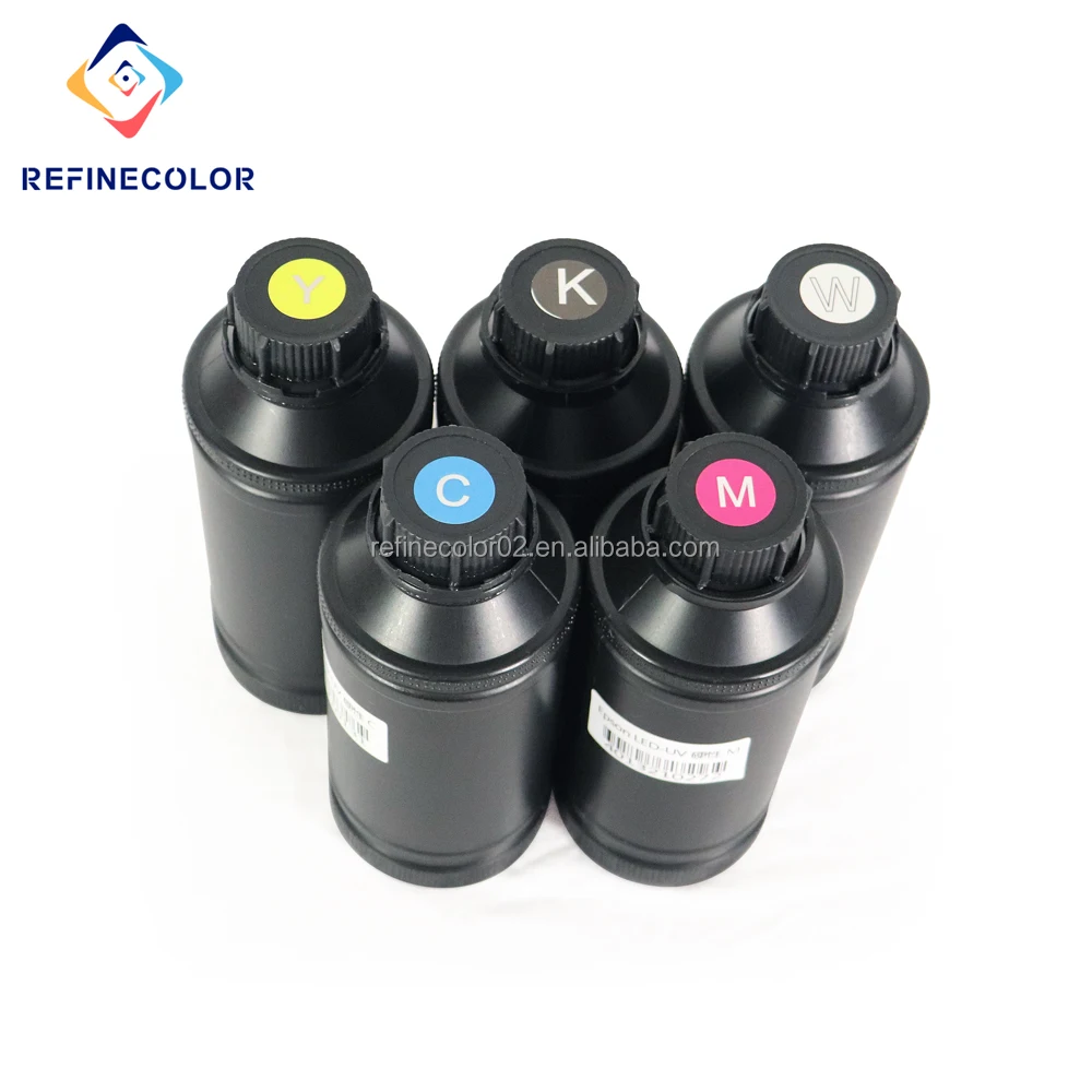 CMYK White 250ml/500ml UV Curable Inks for Professional Printers
