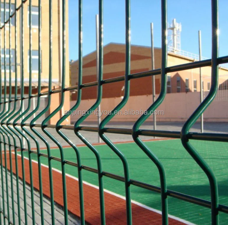 Factory Galvanized Outdoor Metal 4 Feet 3d Curved Welded Wire Mesh ...