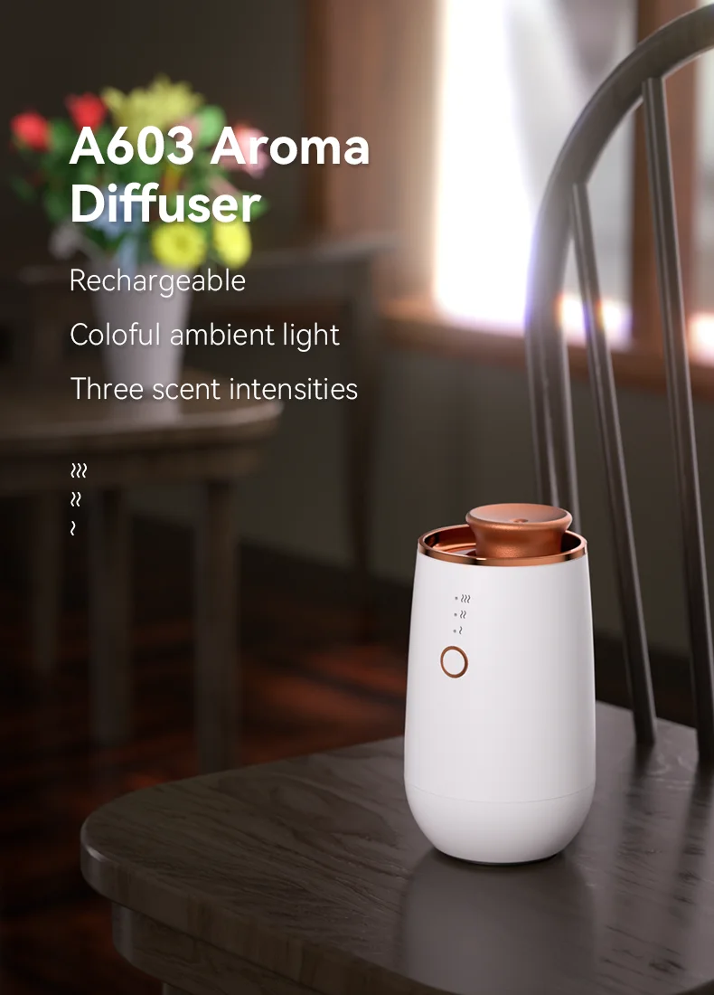 SCENTA Luxury Electronic Wireless Rechargeable Essential Oil Nebulizing ...