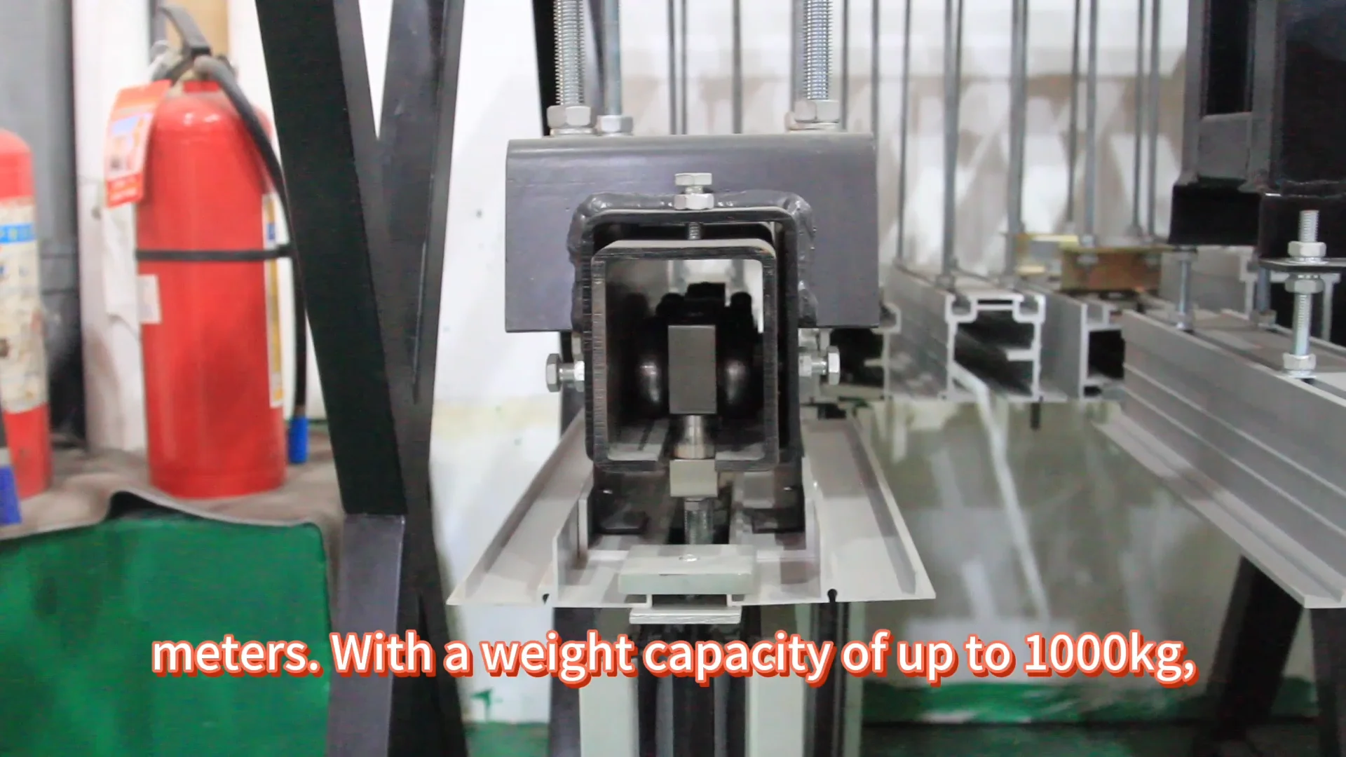 L1000 Operable Partition Wall System With Aluminum And Steel Suspension ...