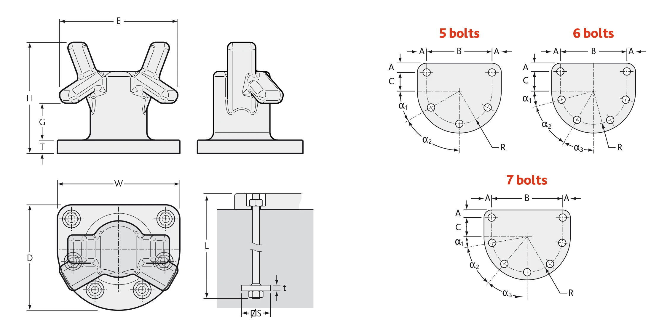 Single Cross Mooring Bitt Bollard Marine Single Dock Yacht Cable Guide ...