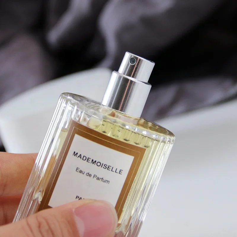 Luxury Cylinder Parfum Botol 50ml Glass Perfume Bottle Stripe Empty ...
