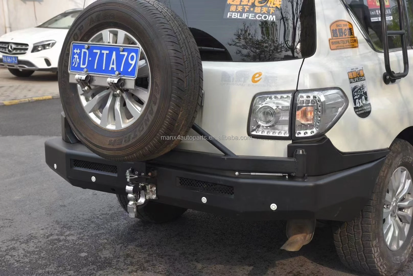 Manx4 Steel 4x4 Rear Bumper for Nissan Patrol Y62 Armada