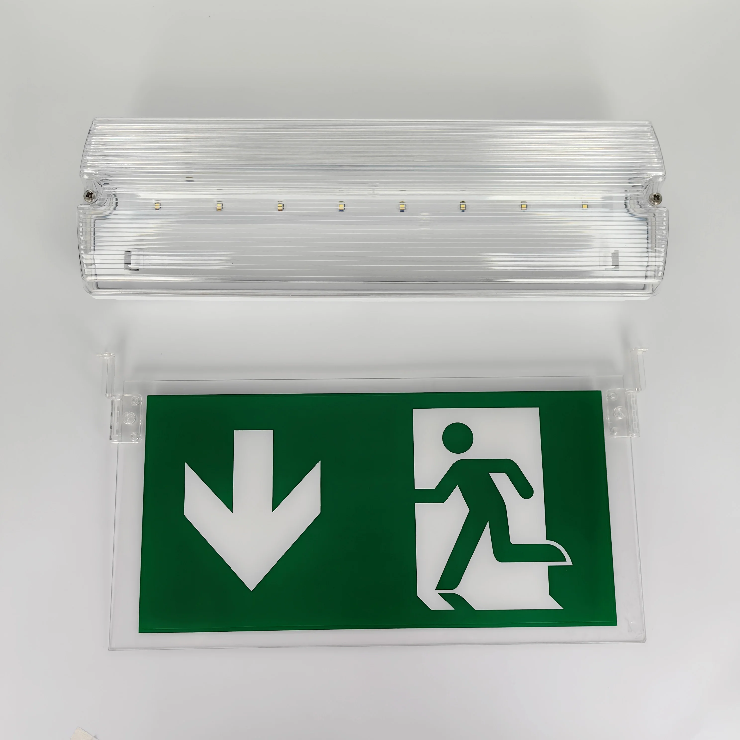 Emergency Lights Ip65 Waterproof Exit Maintained Rechargeable Light ...