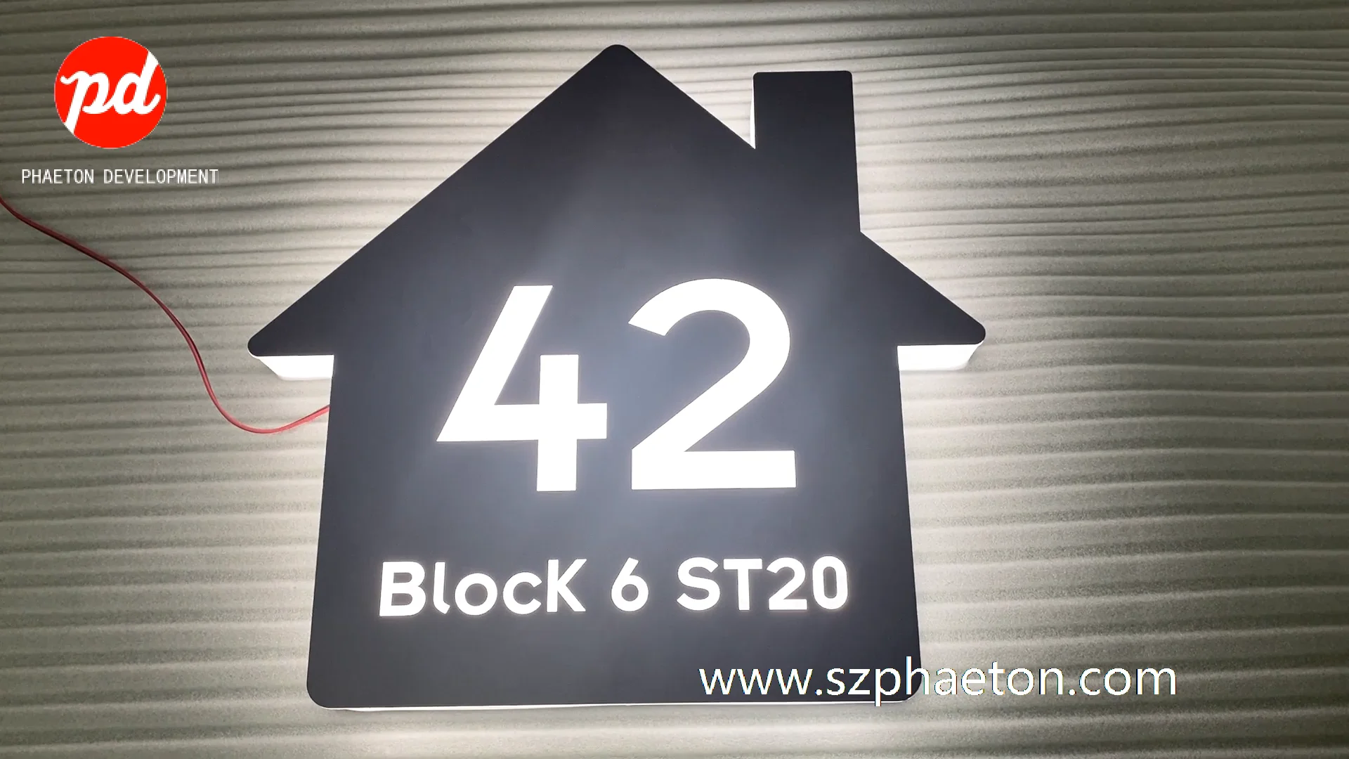 Acrylic 3d Led Modern House Numbers,Hotel Room And Door Numbers ...
