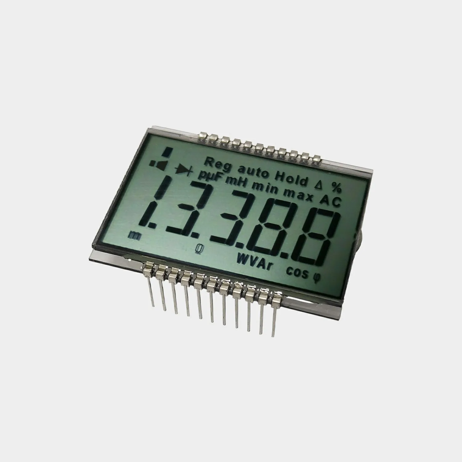 4-digit 7-segment Display Customize Reflective Lcd Display 2.3 Inch ...