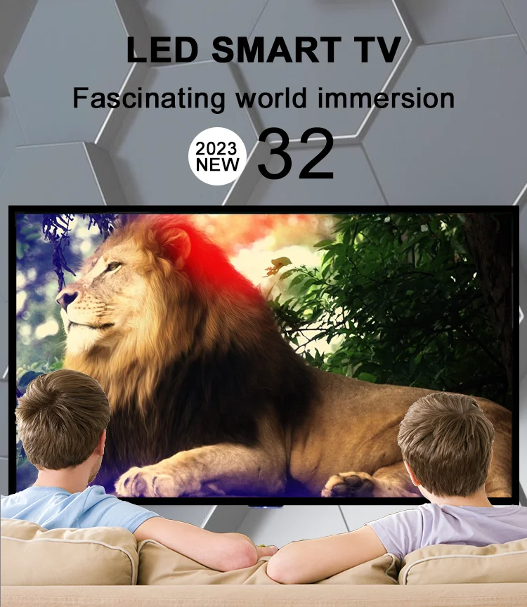 Frameless LED 32" UHD Screen Television - Smart TV Android