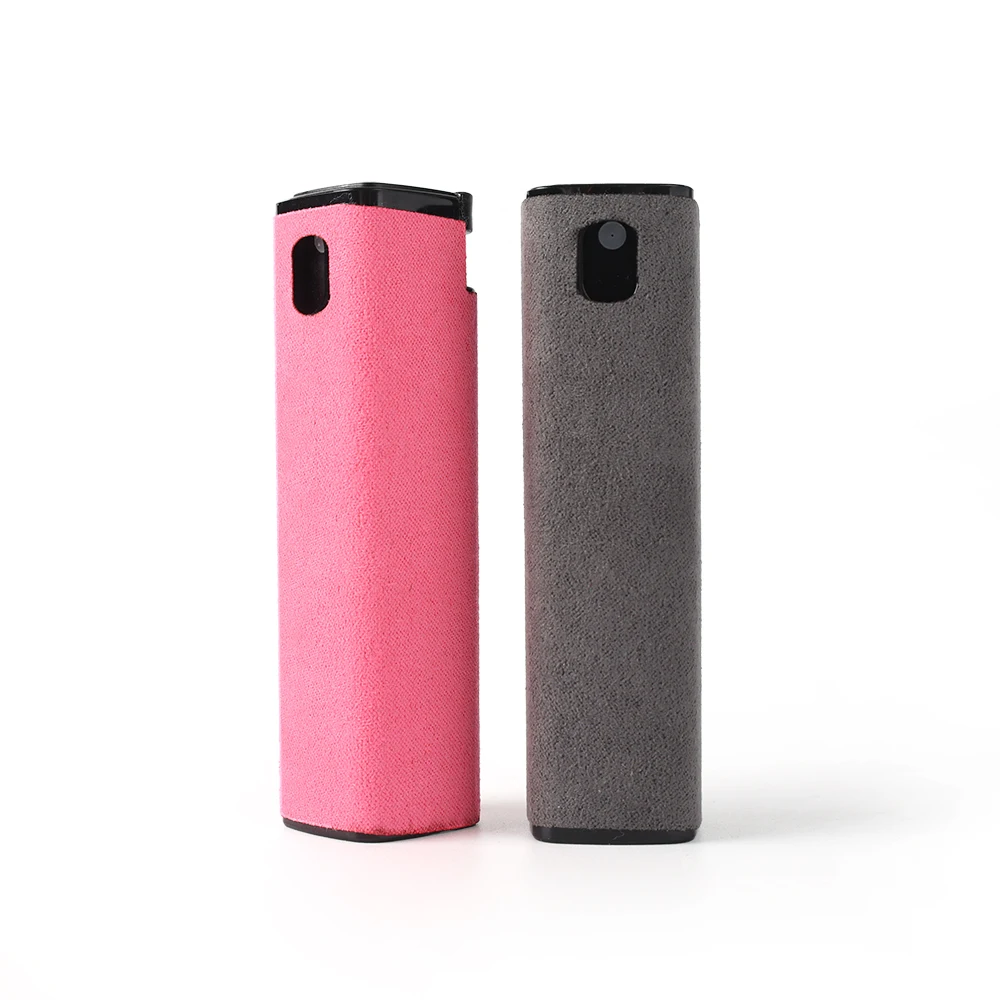 2in1 Microfiber Screen Cleaner Spray Bottle Set for Mobile & Computer