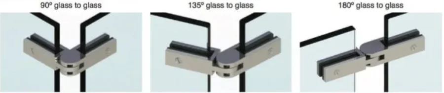 180 Degree Glass To Glass Clamps Balustrade Railing Glass Clamp Balcony ...