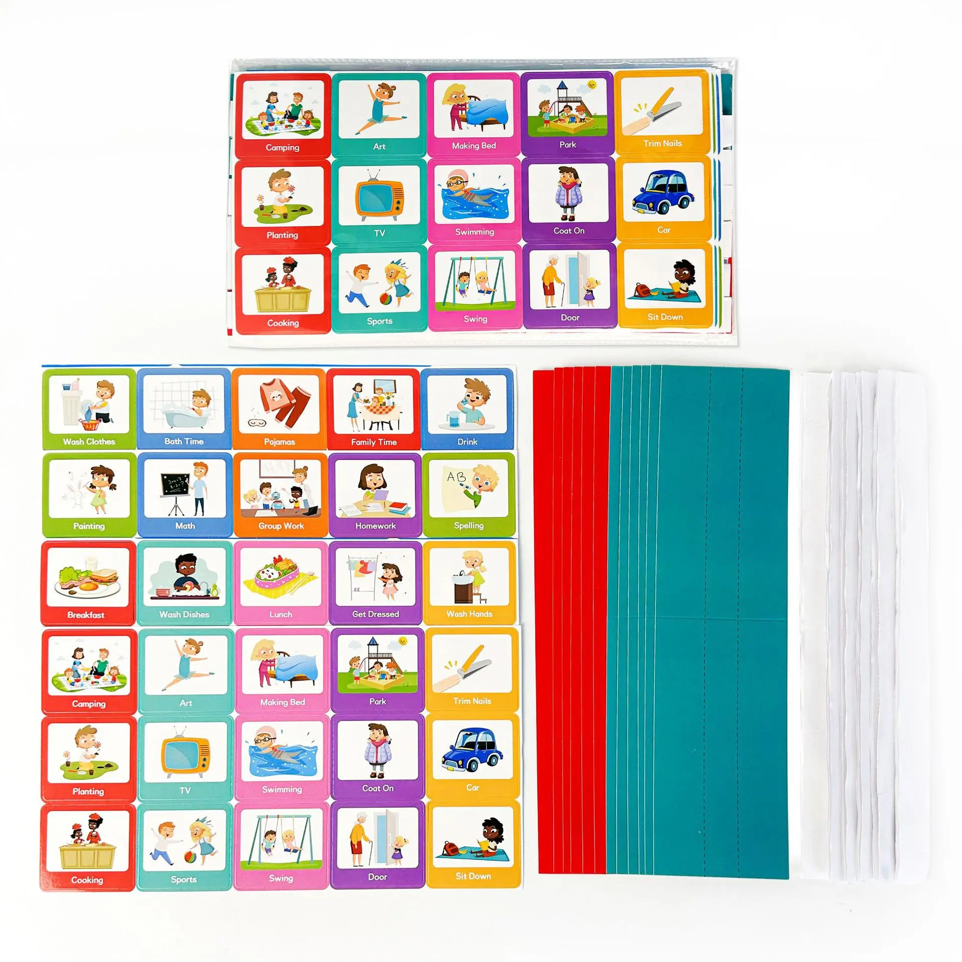 Children's Visual Time Chart Non Verbal Communication Visual Assistance ...