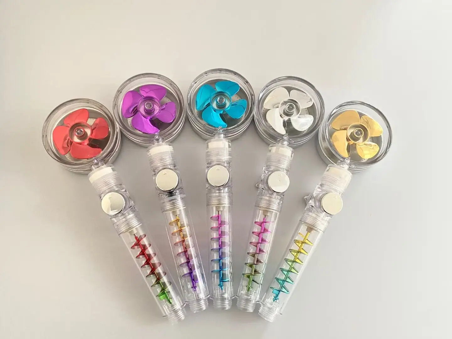 High Pressure Propeller Turbo Fan 360 Spinning Shower Head Handheld ...