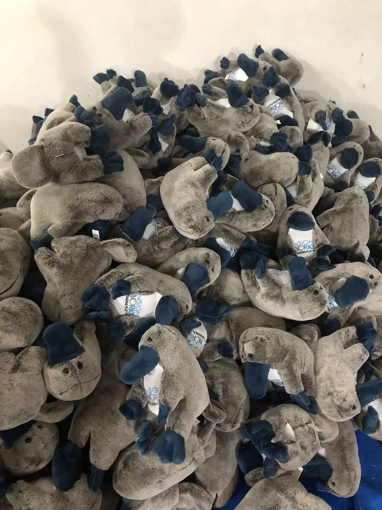 Gray Animal Donkey Cartoon Plush Toys/stuffed & Plush Toy Animal - Buy ...