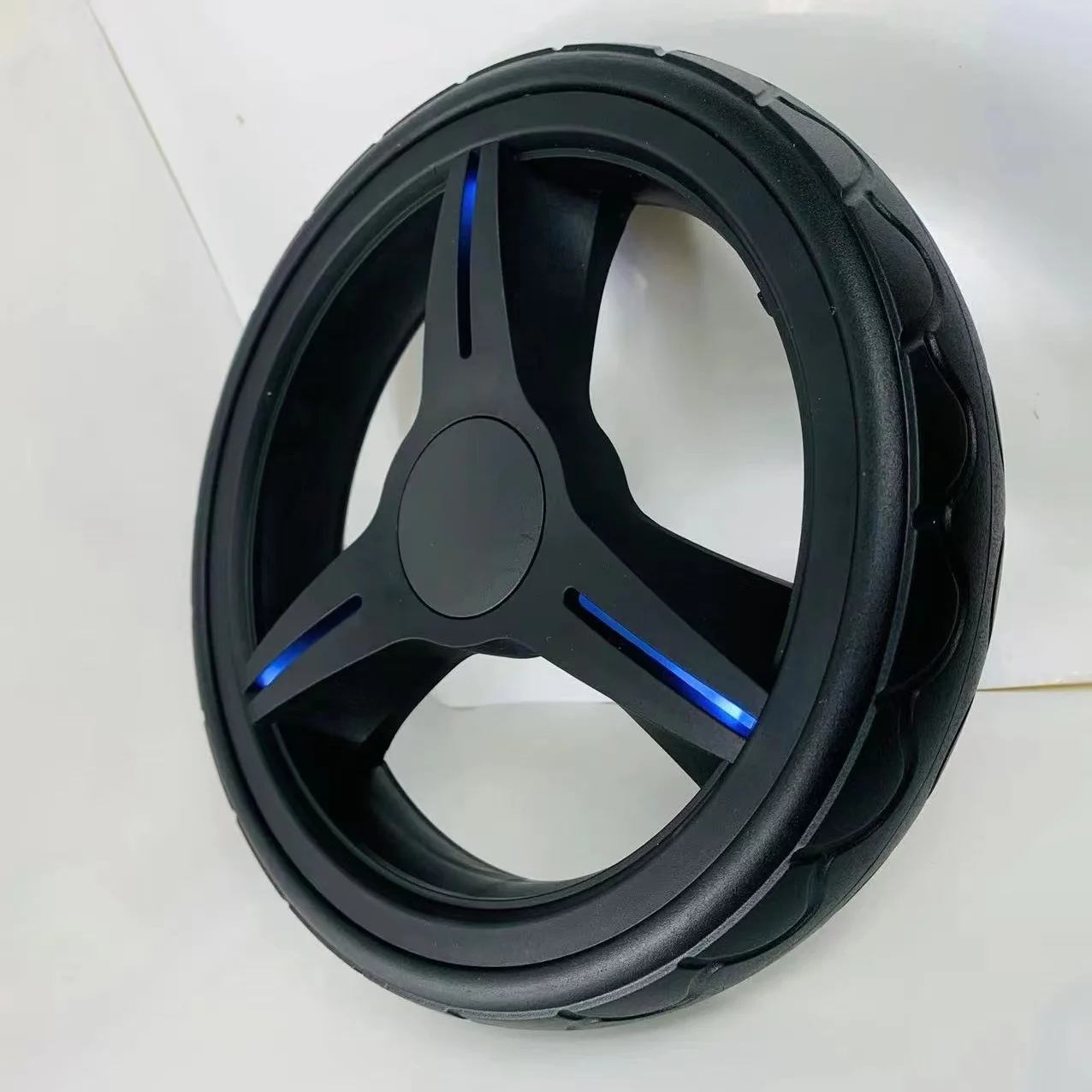 Eva Foam 6 Inch Solid Three-spoke Led Wheel Replacement For Rollators ...