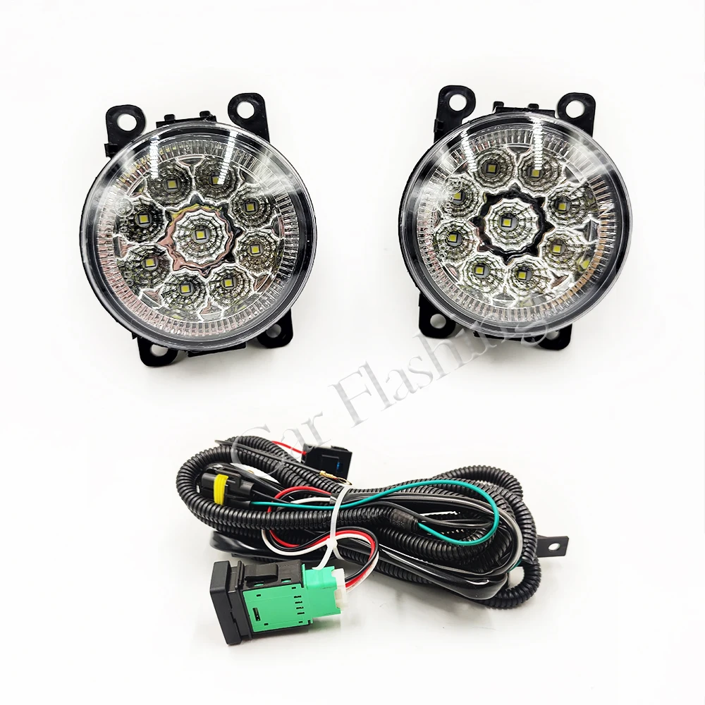 Fog Lights For Renault Duster Logan Koleos Clio Iv Megane 2/3 Talisman ...