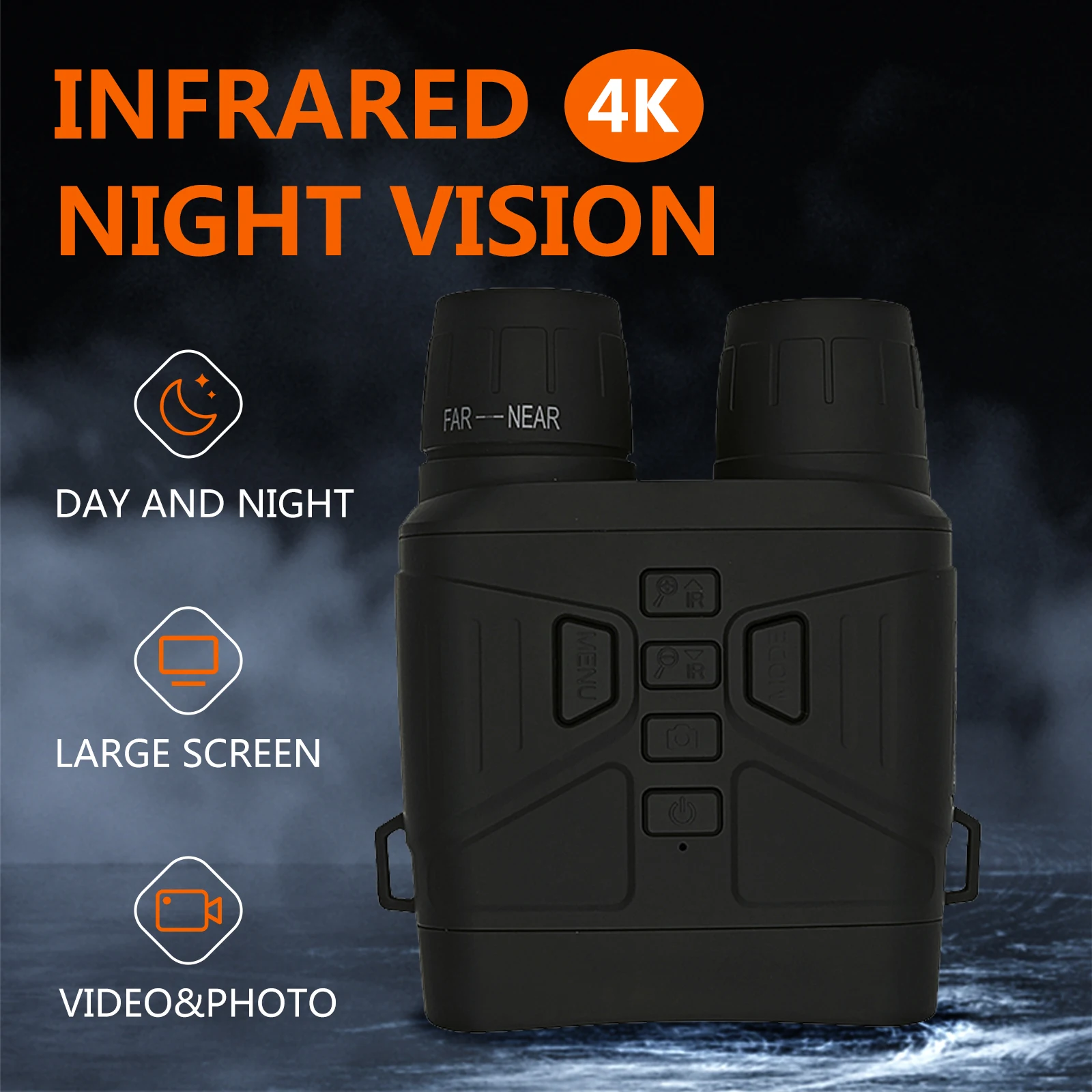 Mini 4k Portable Hunting Night Vision Camera Device For Outdoor View ...